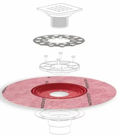 Guru WATER-STOP Waterproofing Drain Flashing - Home Improvement Studio